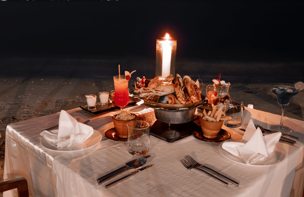 Melati Resort: Indulge in a Romantic Beachfront Dinner Experience